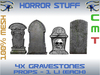 Second Life Marketplace - HORROR STUFF - GRAVESTONES