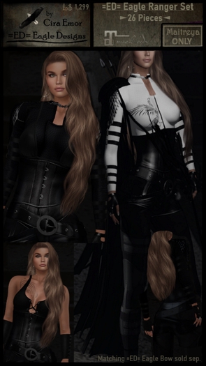 Second Life Marketplace - =ED= EAGLE RANGER SET - (26Pc) - Maitreya