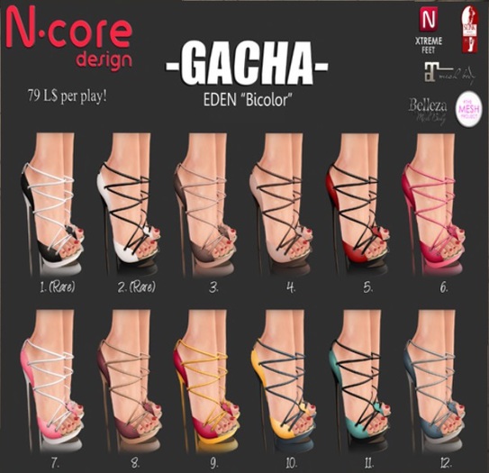 Second Life Marketplace - N-core GACHA "Eden Bicolor" (N.3) for ...