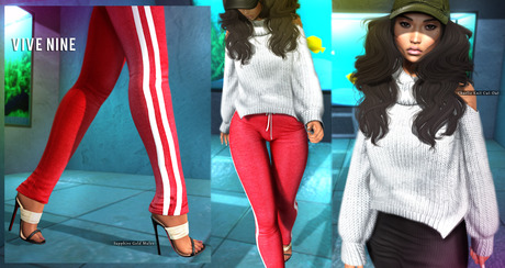 Second Life Marketplace - .: vive nine :. Sapphire Gold Mules - DEMO