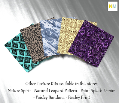 Second Life Marketplace - Embroidery Ombre 10 Seamless Fabric Textures NM