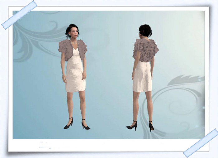 Second Life Marketplace - NPC Woman in white dress