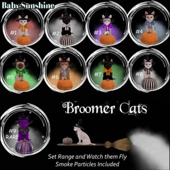 Second Life Marketplace - Brommer Cat #9 Plum Rare