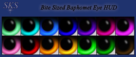 Second Life Marketplace - SKS Eye Color HUD for Bite-Sized-Baphomet