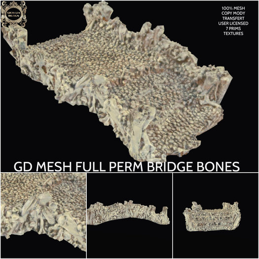 Second Life Marketplace - GD MESH FULL PERM BRIDGE BONES