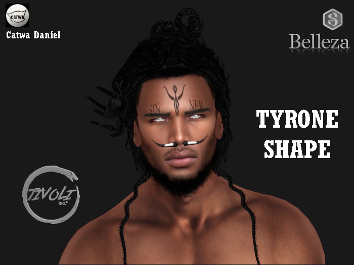 Second Life Marketplace - - Tivoli Inc - Tyrone Shape from Catwa Daniel ...
