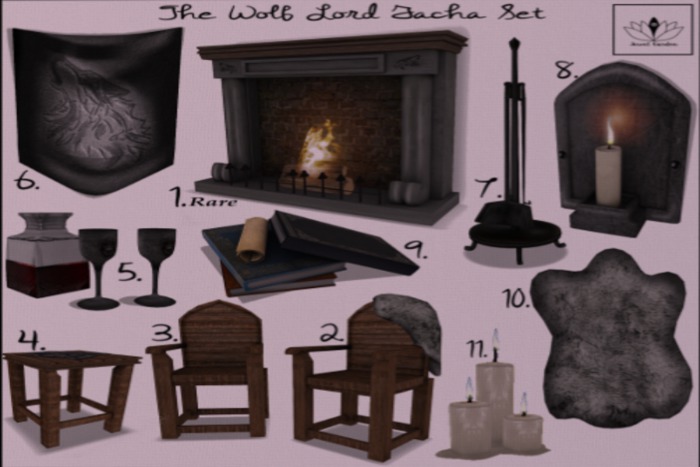 Second Life Marketplace - The Jewel Garden - #9 The Wolf Lord Book ...