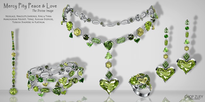 Second Life Marketplace - Mercy Pity Peace Love Set Grn by Chop Zuey ...