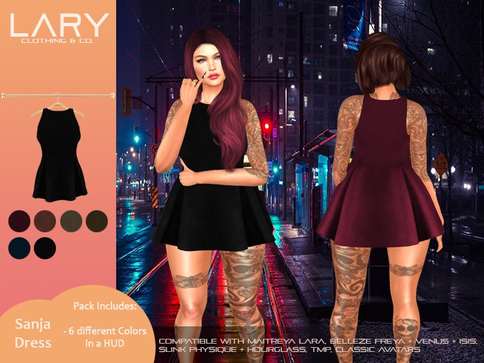 Second Life Marketplace - LARY - Sanja Dress with HUD
