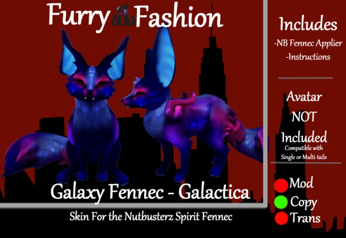 Second Life Marketplace - ~FF~ Galaxy Fennec - Galactica