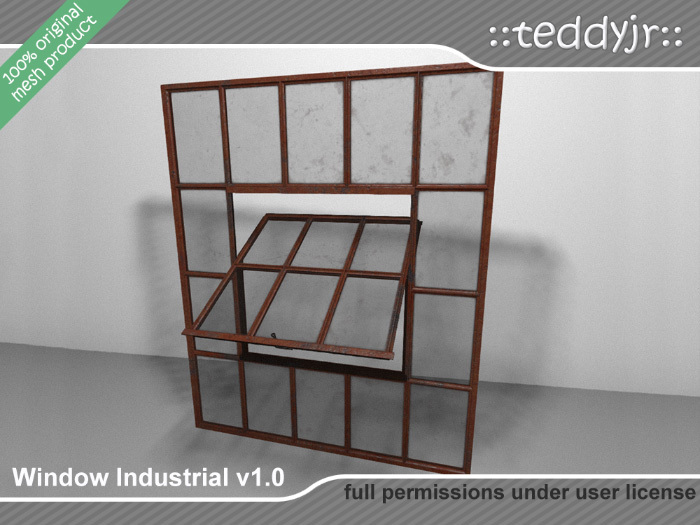 Second Life Marketplace - Industrial windows set - 5 layouts and 3 ...