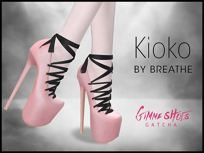 Second Life Marketplace - [BREATHE]-Kioko Heels-Pale Rose-M.LARA