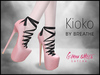 Second Life Marketplace - [BREATHE]-Kioko Heels-Pale Rose-M.LARA
