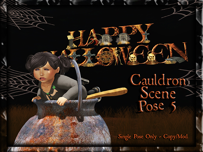 Second Life Marketplace - GP&D/P&A - Cauldron Scene - Girls - Pose 5 ...