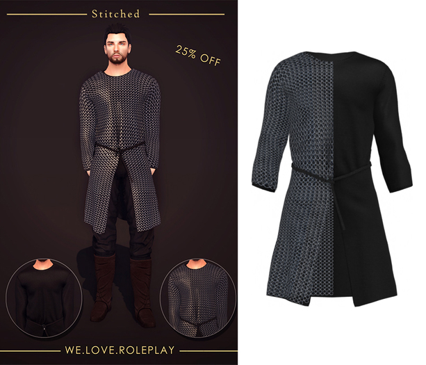 Second Life Marketplace - (Stitched) Edgar - Black