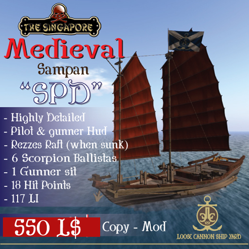 Second Life Marketplace - LCSY Box Singapore Medieval Battler 1.3