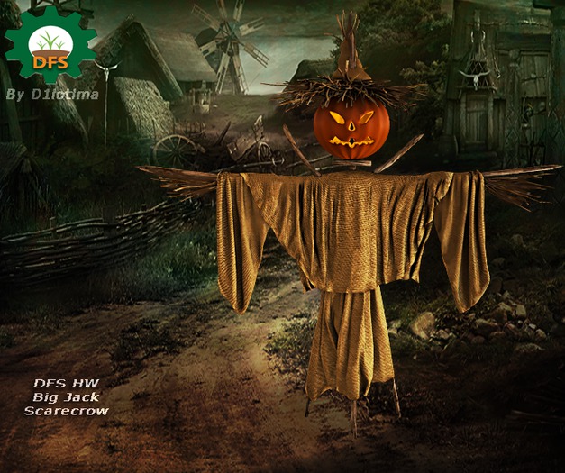 Second Life Marketplace - DFS HW Big Jack Scarecrow Rare