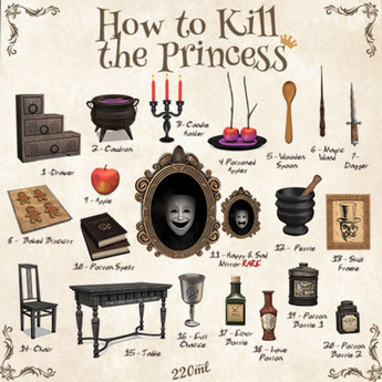Second Life Marketplace - 220ML - How to kill the Princess - Chair