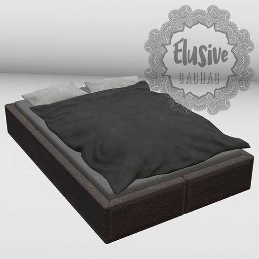 Second Life Marketplace - 22769 - Minimal Leather Bed - COMMON