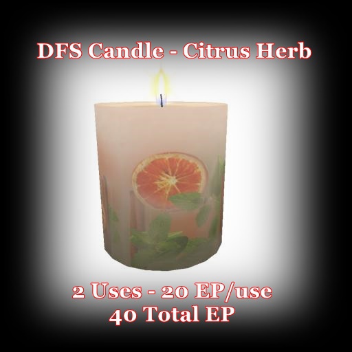 Second Life Marketplace - DFS TEXTURE - DFS Candle - Citrus Herb