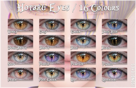Second Life Marketplace - {S0NG} :: Hotaru Eyes **Fatpack**