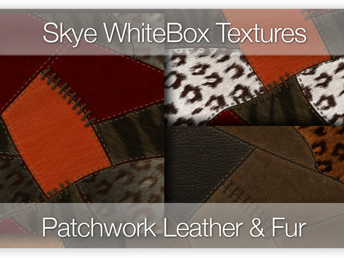 Second Life Marketplace - Patchwork Leather & Fur - Skye WhiteBox Full ...
