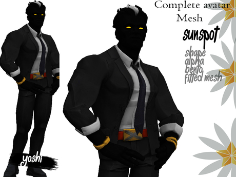 Second Life Marketplace - Avatar mesh Sunspot (Bento/Fitted mesh)