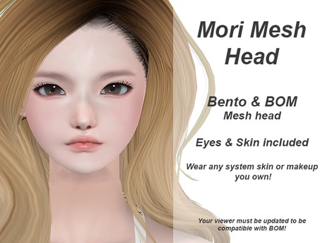 Second Life Marketplace - Xuxu. Mori Mesh Head