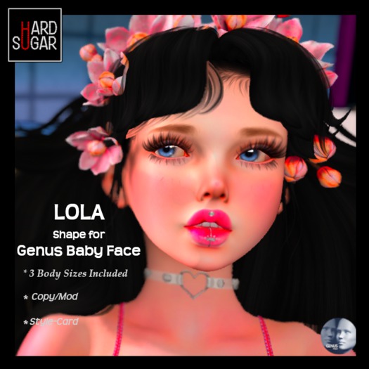 Second Life Marketplace - [HARD SUGAR] Lola Female Shape for Genus Baby ...