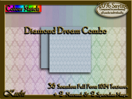 Second Life Marketplace - Diamond Dream Combo Textures