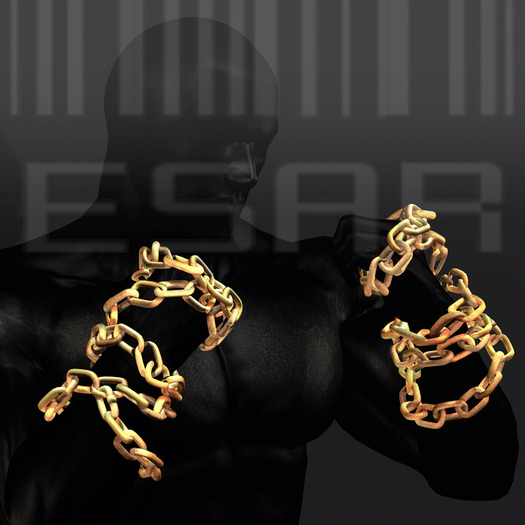 Second Life Marketplace - Hand Chains Bronze (Aesthetic)