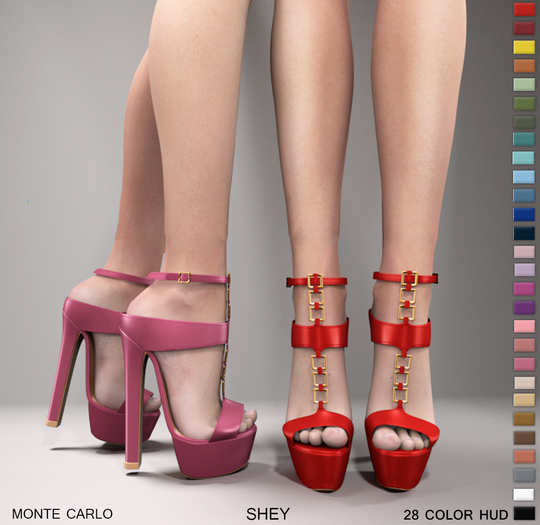 Second Life Marketplace - Shey Monte Carlo High Heel 28 Colors/Legacy ...