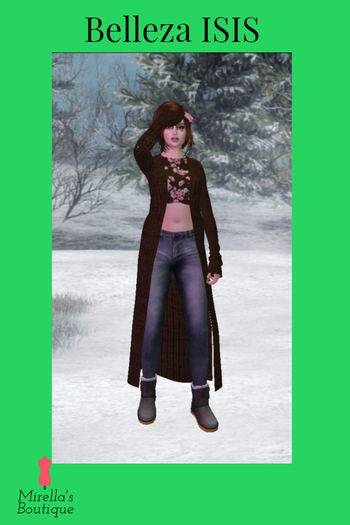 Second Life Marketplace - Alley brown outfit for Belleza Isis