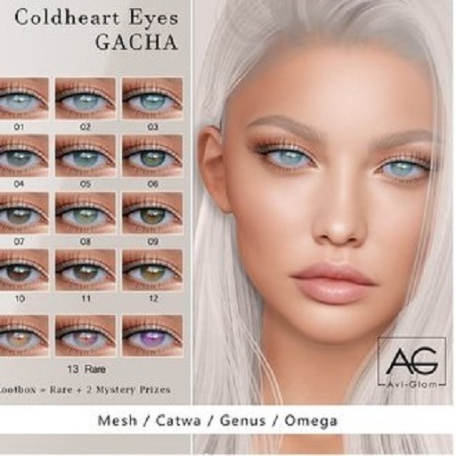 Second Life Marketplace - AG. Coldheart Eyes Gacha - Catwa - 04