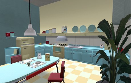 Second Life Marketplace - *~Fancy That~* Vintage Kitchen Set