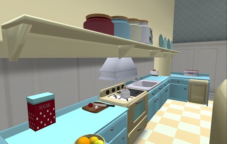 Second Life Marketplace - *~Fancy That~* Vintage Kitchen Set