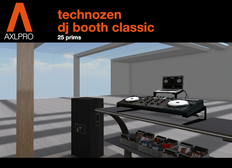Second Life Marketplace - AXL pro Plus - Technozen DJ Booth Classic