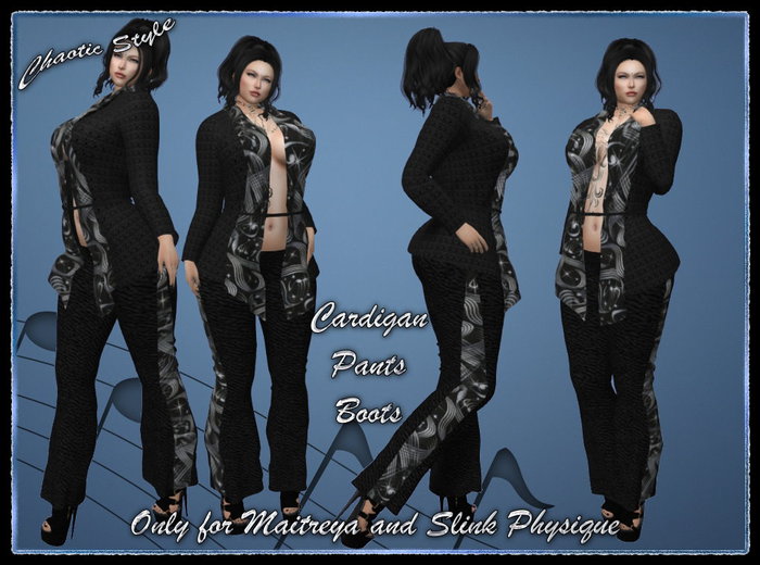 Second Life Marketplace - *** Chaotic Style *** Outfit Nana Only Slink ...