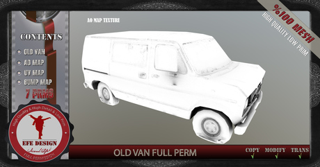 Second Life Marketplace - Old Van Full Permission Efe Design