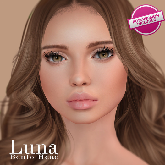 Second Life Marketplace - [AK Deluxe] - Luna Bento Head