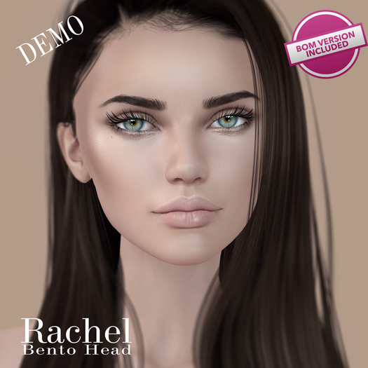 Second Life Marketplace - [AK Deluxe] - Rachel Bento Head DEMO