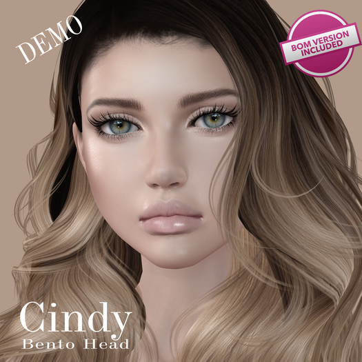 Second Life Marketplace - [AK Deluxe] - Cindy Bento Head DEMO