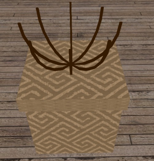 Second Life Marketplace - Gift Box (Brown Tribal)