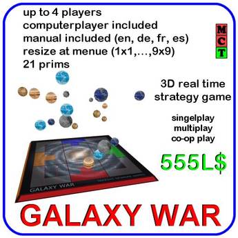 Second Life Marketplace - GALAXY WAR