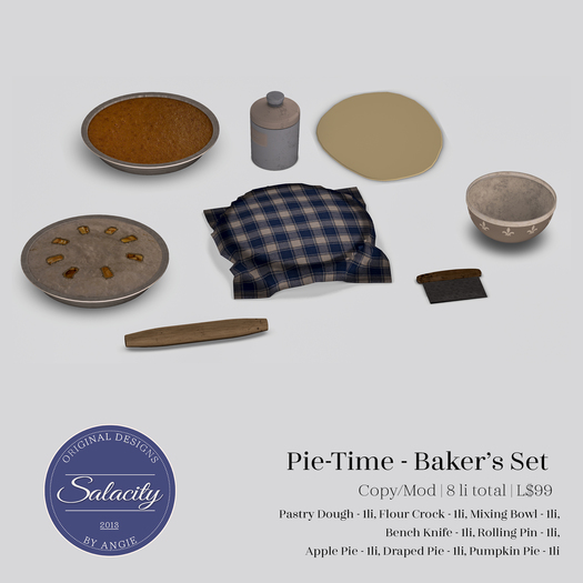 Second Life Marketplace - Salacity - Baker's Set