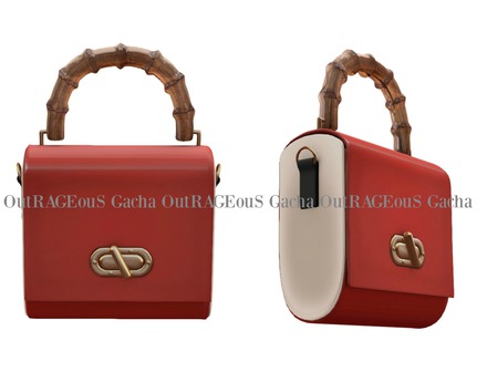 Second Life Marketplace - Marcia look - Bambo Handle Purse - red