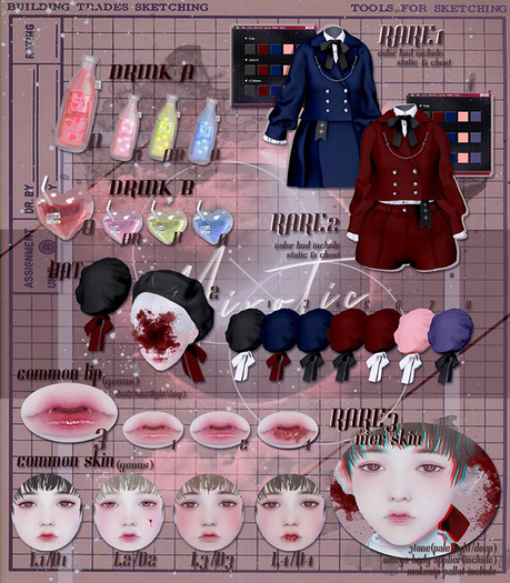 Second Life Marketplace - :700xuzu: Mirotic gacha skin 04 (deep)(genus)