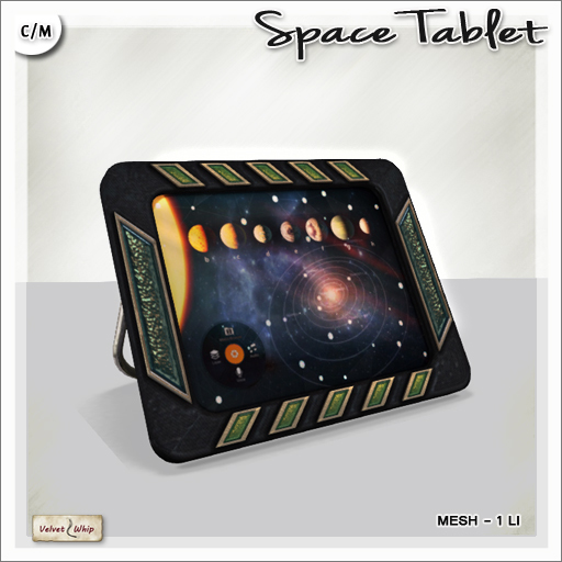 Second Life Marketplace - [V/W] Space Tablet - Mobile device with table ...
