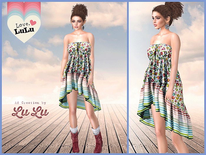 Second Life Marketplace - !gO! Dolly Cowgirl Dress 4 - Slink Hourglass