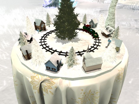 Second Life Marketplace - Miniature Winter Village Complete Set